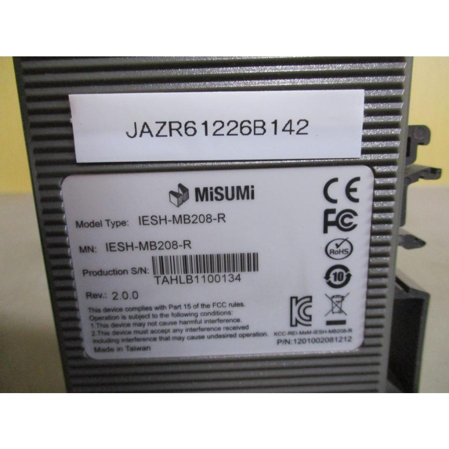 中古 MISUMI IESH-MB208-R 5/8ポート10/100M スイッチングハブ (JAZR61226B142) : jazr61226b142 : growdetrading ...