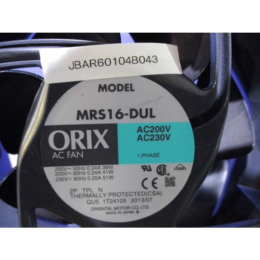 中古 ORIENTALMOTOR ORIX MRS16-DUL ACプロペラファン(JBAR60104B043 ...