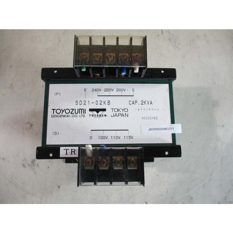 中古 TOYOZUMI isolation transformer SD21-02KB CAP 2KVA トランス変圧器(JBCR50208E013) : growdetrading ...