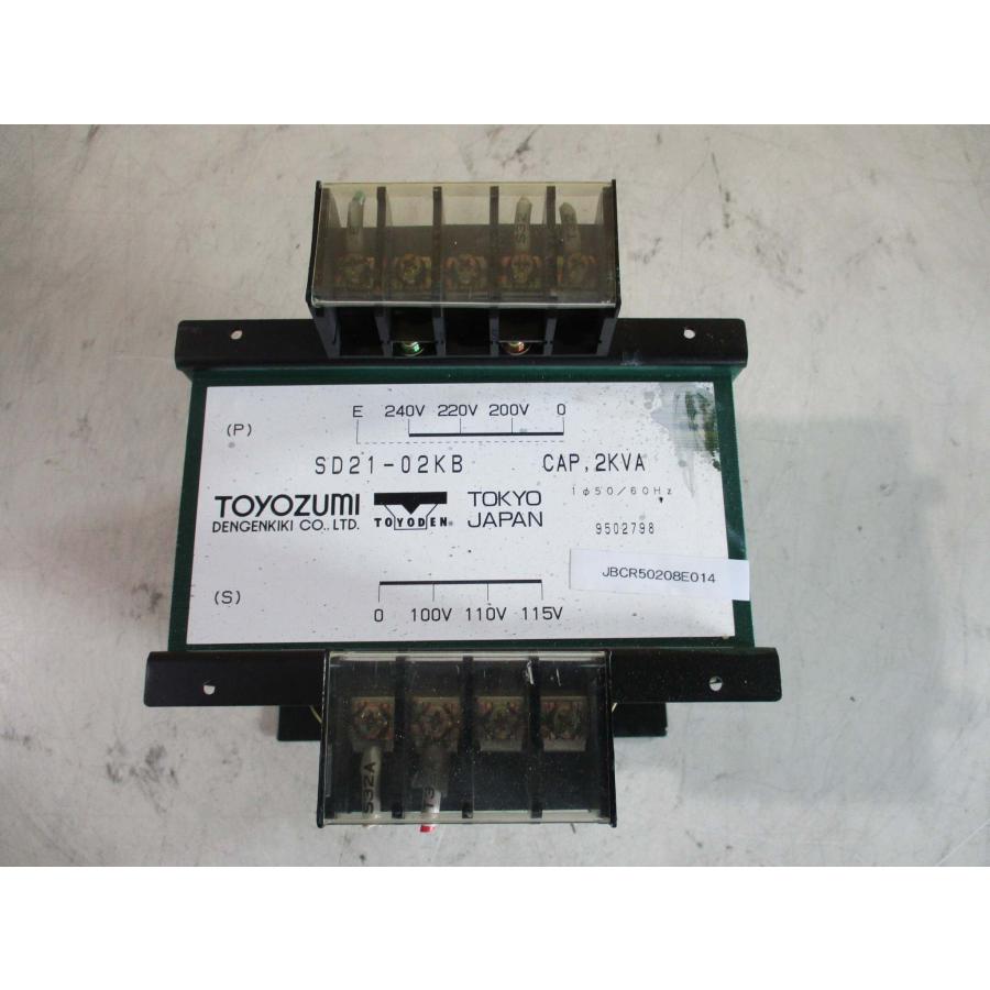 中古 TOYOZUMI isolation transformer SD21-02KB CAP 2KVA トランス変圧器(JBCR50208E014) : growdetrading ...