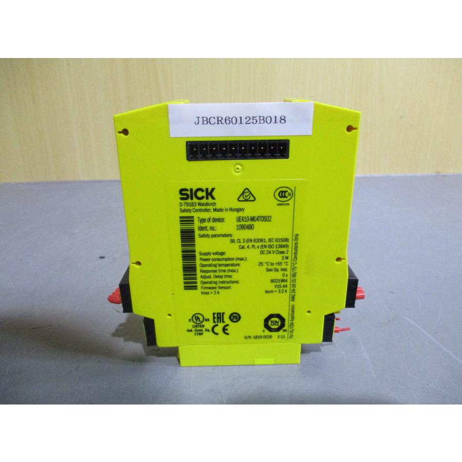 中古 SICK D-79183 ue410-mu4t0s02 セーフティコントローラ DC 24V 3W (JBCR60125B018 ...