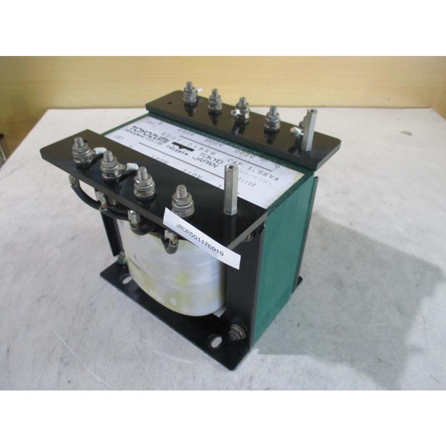 中古TOYOZUMI SD21-015KB Trans former CAP 1.5KVA(JBDR50117E019) : growdetrading Yahoo!ショップ - 通販 ...