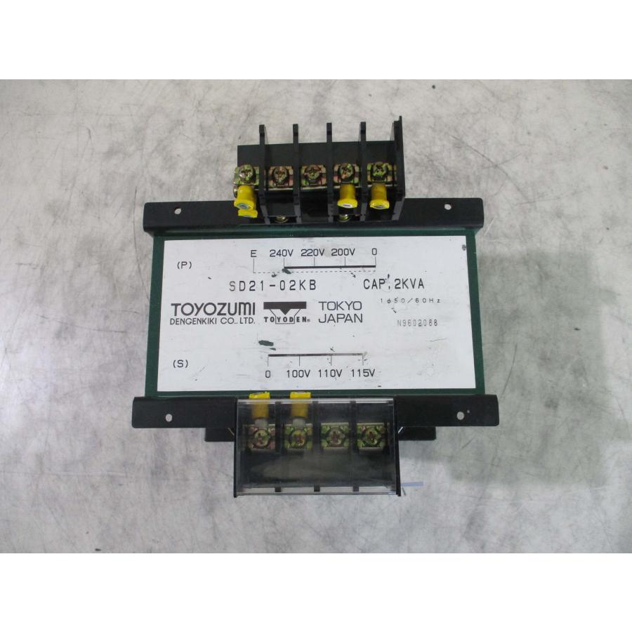 中古 TOYOZUMI isolation transformer SD21-02KB 200V対100Vの絶縁トランス 2KVA(JBFR41214E008) :JBFR41214E008 ...