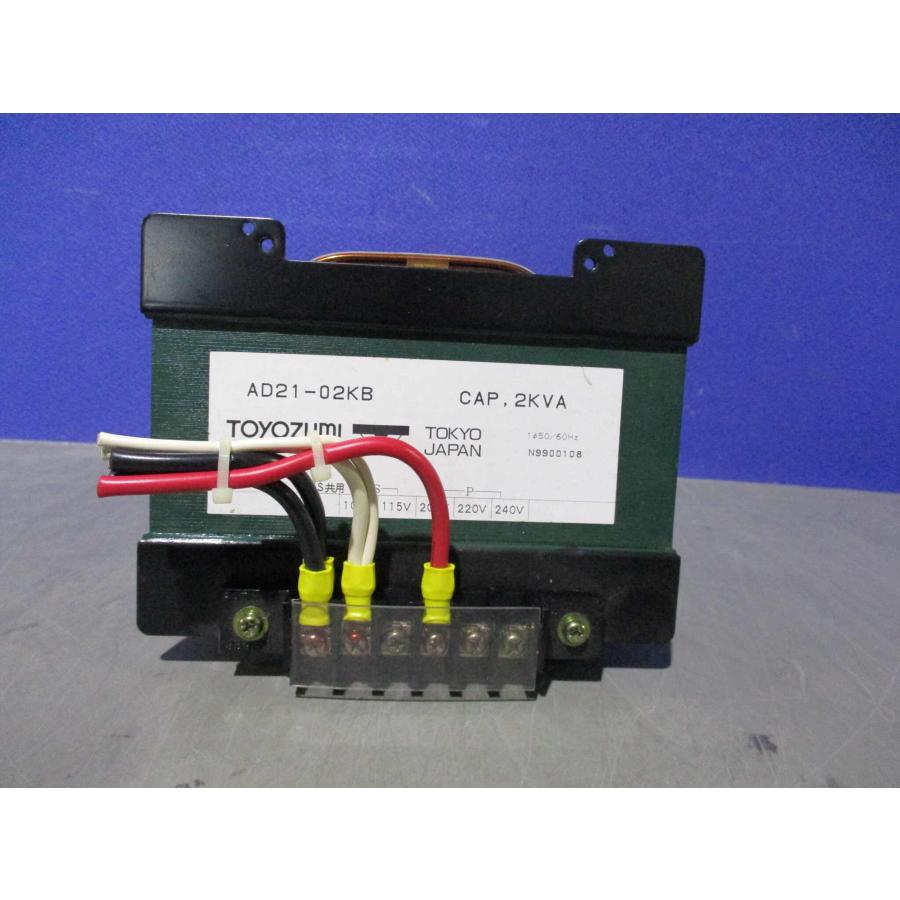 中古 TOYOZUMI isolation transformer AD21-02KB 2KVA (JBGR60125E026) : growdetrading Yahoo!ショップ - 通販 ...