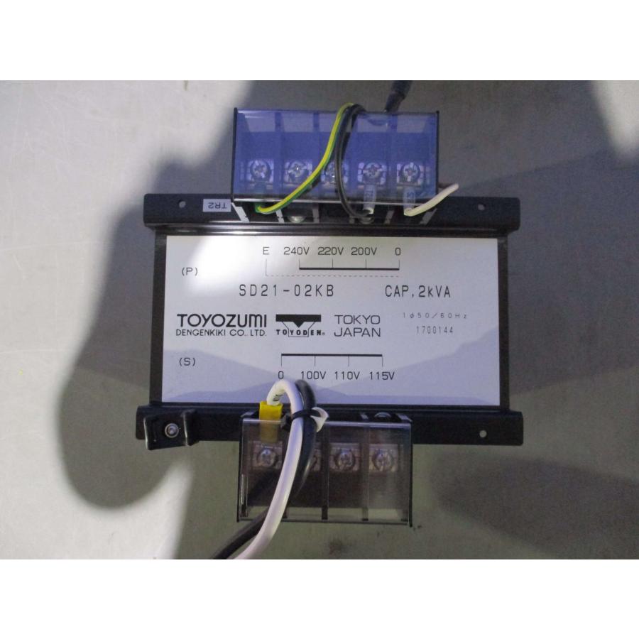 中古 TOYOZUMI DENGENKIKI SD21-02KB CAP,2KVA トランス 変圧器 (JBGR60927E013) : growdetrading Yahoo!ショップ ...