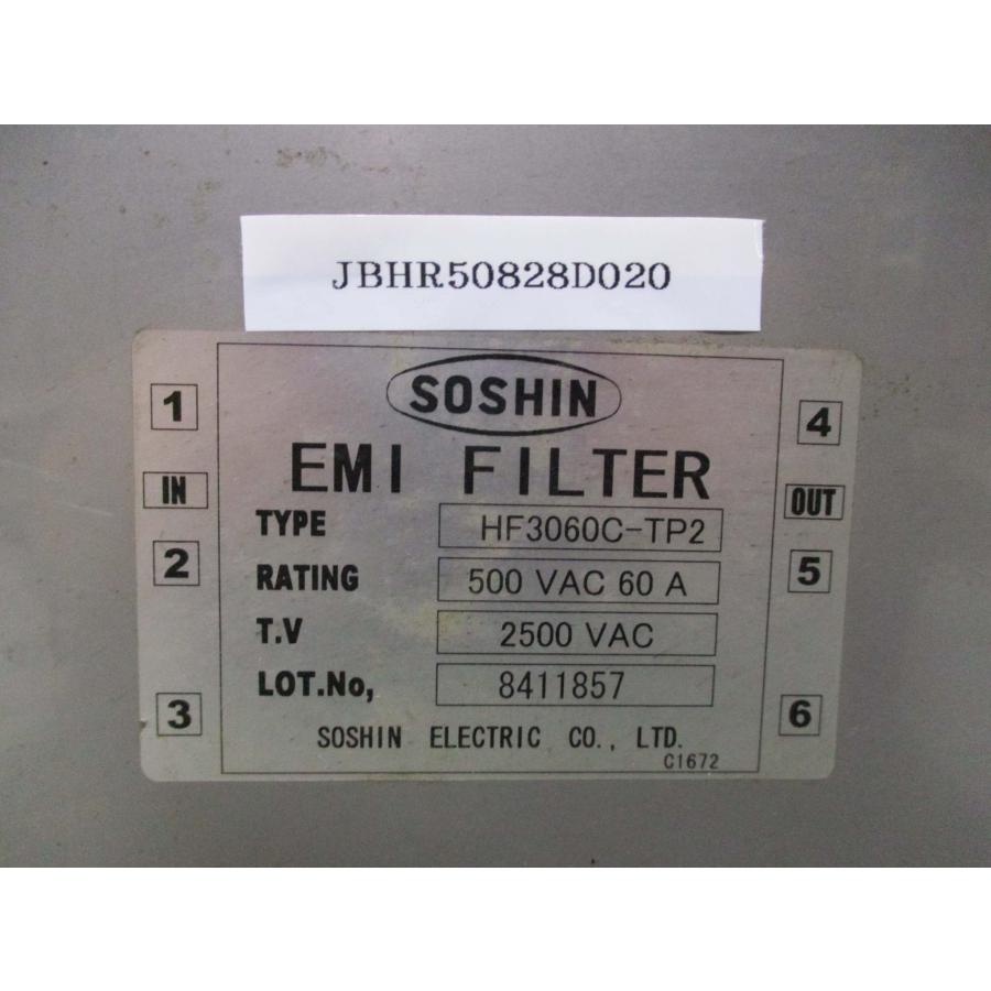中古 SOSHIN EMI FILTER HF3060C-TP2 EMIフィルター(JBHR50828D020) : growdetrading Yahoo!ショップ - 通販 - Yahoo ...