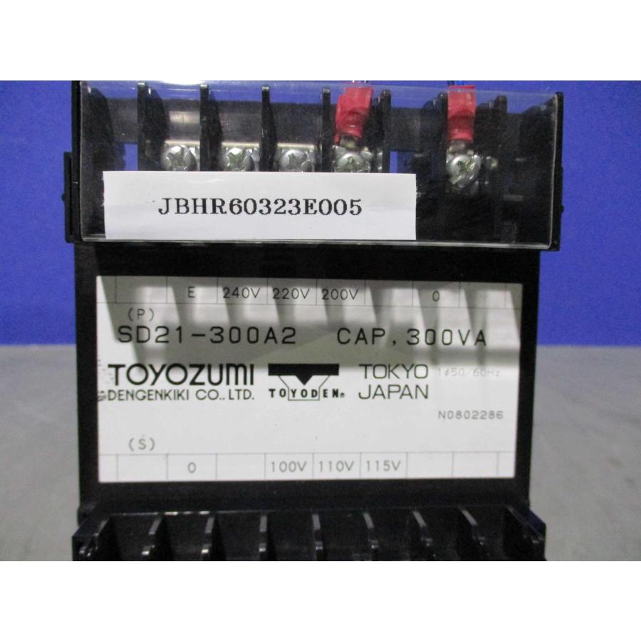 中古 TOYOZUMI isolation transformer SD21-300A2 300VA (JBHR60323E005) : growdetrading Yahoo!ショップ ...