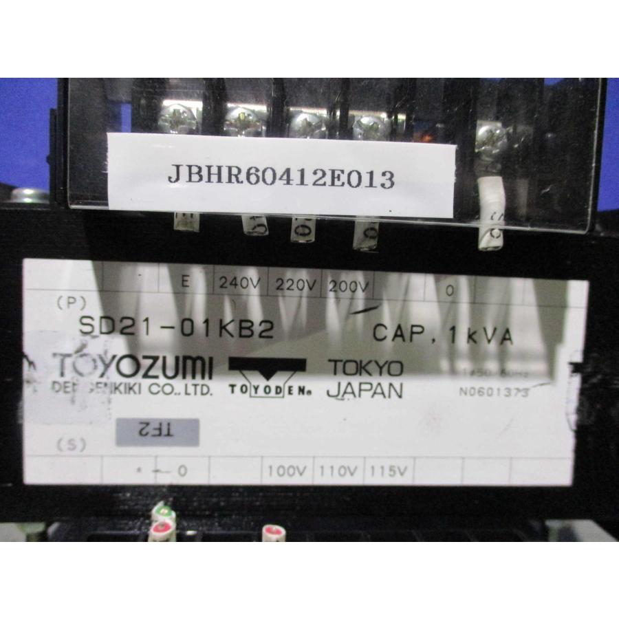 中古TOYOZUMI isolation transformer SD21-01KB2 1KVA (JBHR60412E013) : growdetrading Yahoo!ショップ - 通販 ...