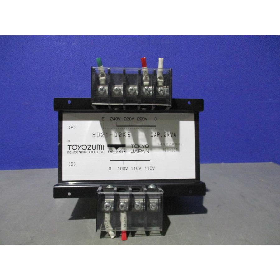 中古 TOYOZUMI isolation transformer SD21-02KB CAP 2KVA トランス変圧器 (JBHR60508E020) : growdetrading ...