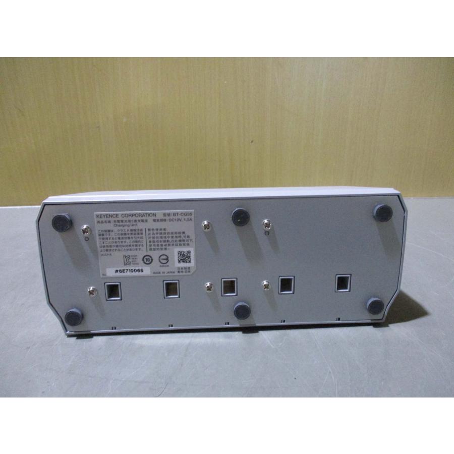 中古 KEYENCE BT-W75＜電池付＞*5個/BT-CG35*1 ハンディターミナル充電台 通電OK(JBJR50708E019) : jbjr50708e019 ...