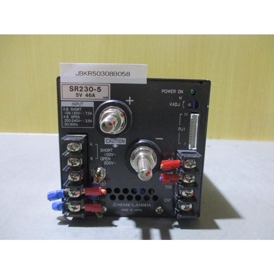 中古 NEMIC LAMBDA SR230-5 スイッチング 電源 5V 46A(JBKR50308B058) : growdetrading Yahoo!ショップ - 通販 - Yahoo ...
