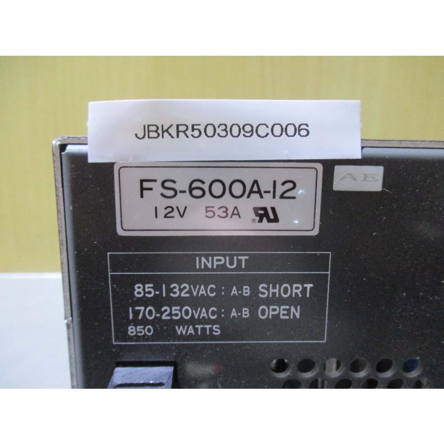 中古 NEMIC LAMBDA POWER SUPPLY FS-600A-12 12V 53A(JBKR50309C006) : jbkr50309c006 : growdetrading ...