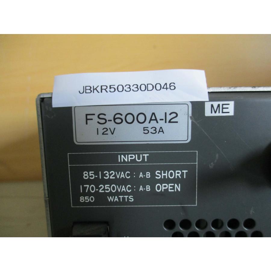 中古 NEMIC LAMBDA POWER SUPPLY FS-600A-12 12V 53A(JBKR50330D046) : growdetrading Yahoo!ショップ - 通販 ...