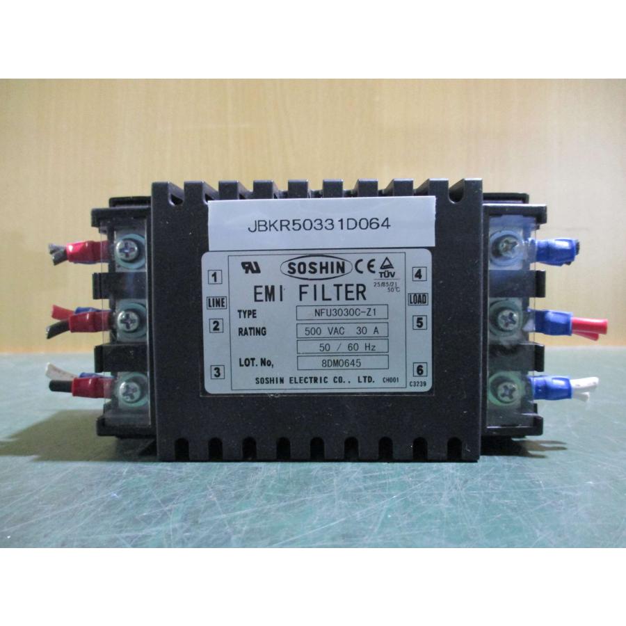 中古 Soshin NFU3030C-Z1 EMI Filter 500VAC 30A 50/60Hz(JBKR50331D064) : growdetrading Yahoo!ショップ ...
