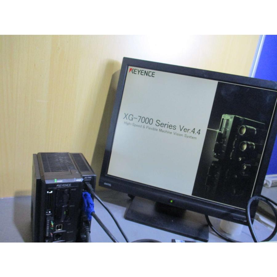 中古KEYENCE XG-7000Series Ver.4.4 XG-7500/ XG-200M/XG-H200M/OP-84231＜通電OK＞(JBKR60412E022 ...