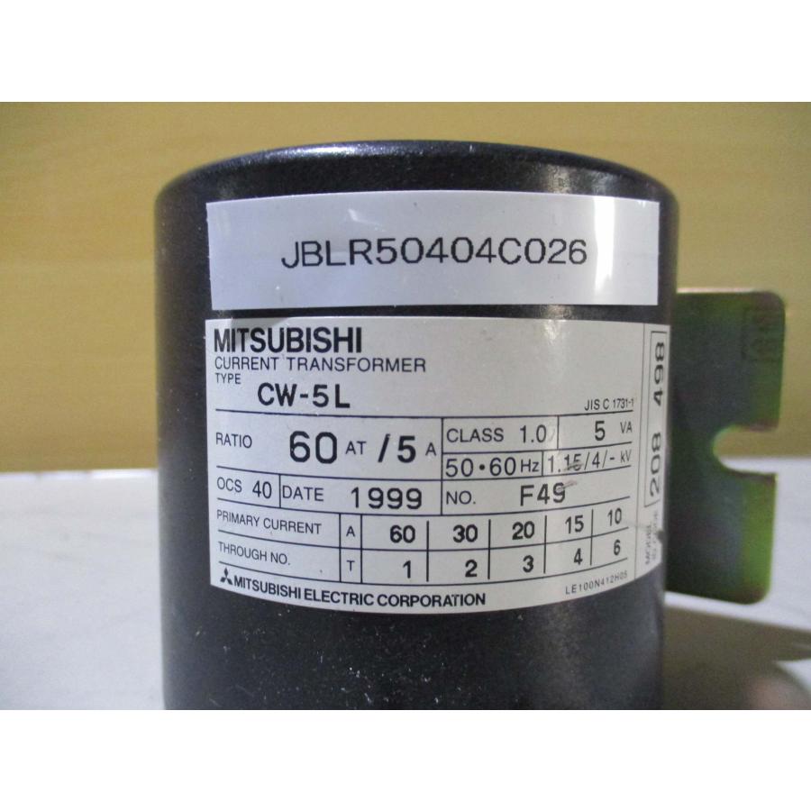 中古 MITSUBISHI CURRENT TRANSFORMER CW-5L 変流器120AT/5A[3個セット](JBLR50404C026) : growdetrading Yahoo ...