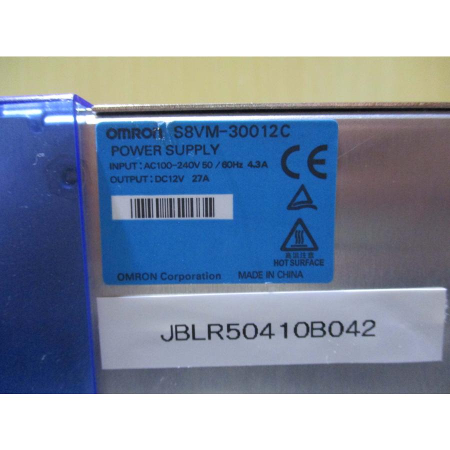 中古 OMRON POWER SUPPLY S8VM-30012C スイッチング電源 DC12V 27A(JBLR50410B042 ...