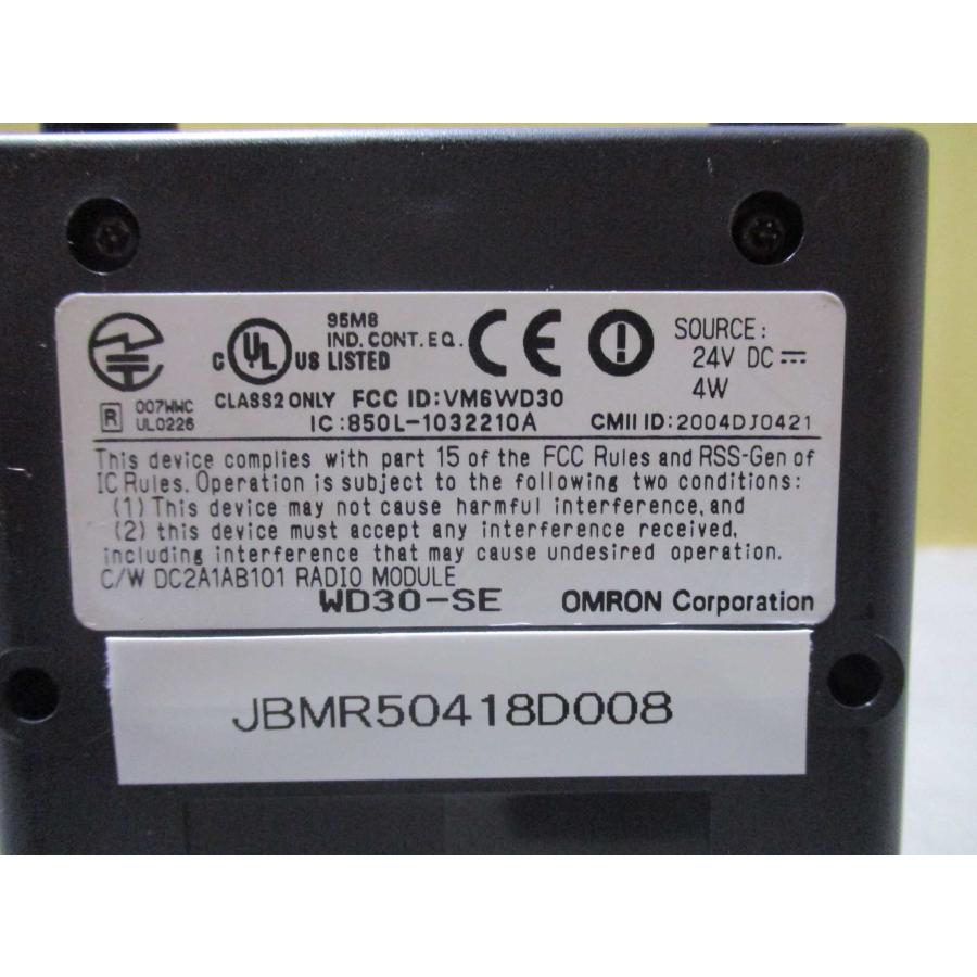 中古 OMRON WIRELESS UNIT WD30-SE DeviceNet無線ユニット(JBMR50418D008 ...