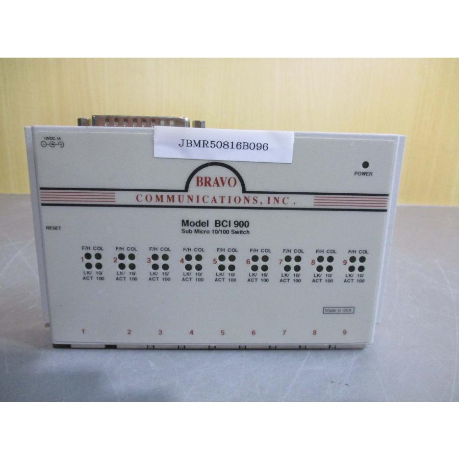 中古 BRAVO COMMUNICATIONS BCI 900 SUB MICRO 10/100 SWITCH サブマイクロ10/100 ...