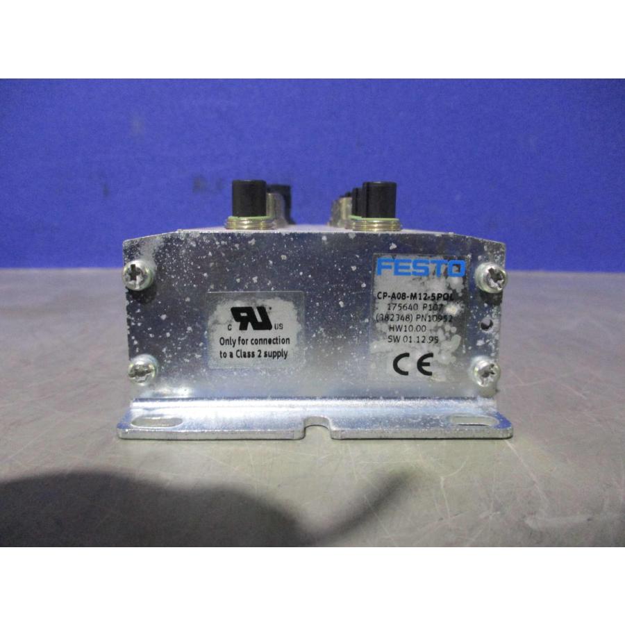 中古 FESTO PNUEMATIC FIELD BUS NODE Module CP-A08-M12-5POL (JBMR60406D174 ...
