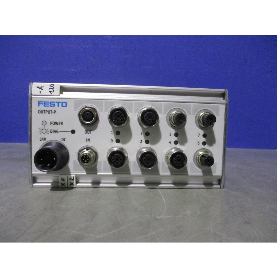 中古 FESTO PNUEMATIC FIELD BUS NODE Module CP-A08-M12-5POL (JBMR60406D174 ...