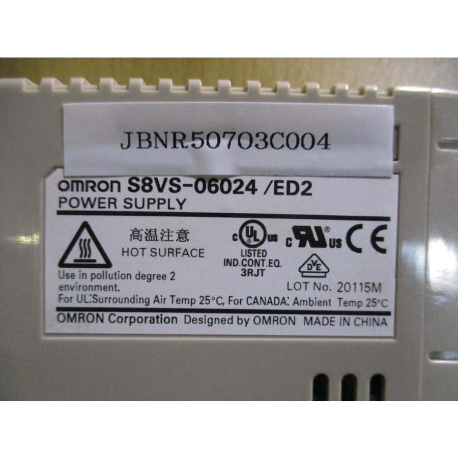 中古 OMRON S8VS-06024 / ED2 スイッチング・パワーサプライ DC24V 2.5A(JBNR50703C004) : growdetrading Yahoo!ショップ ...