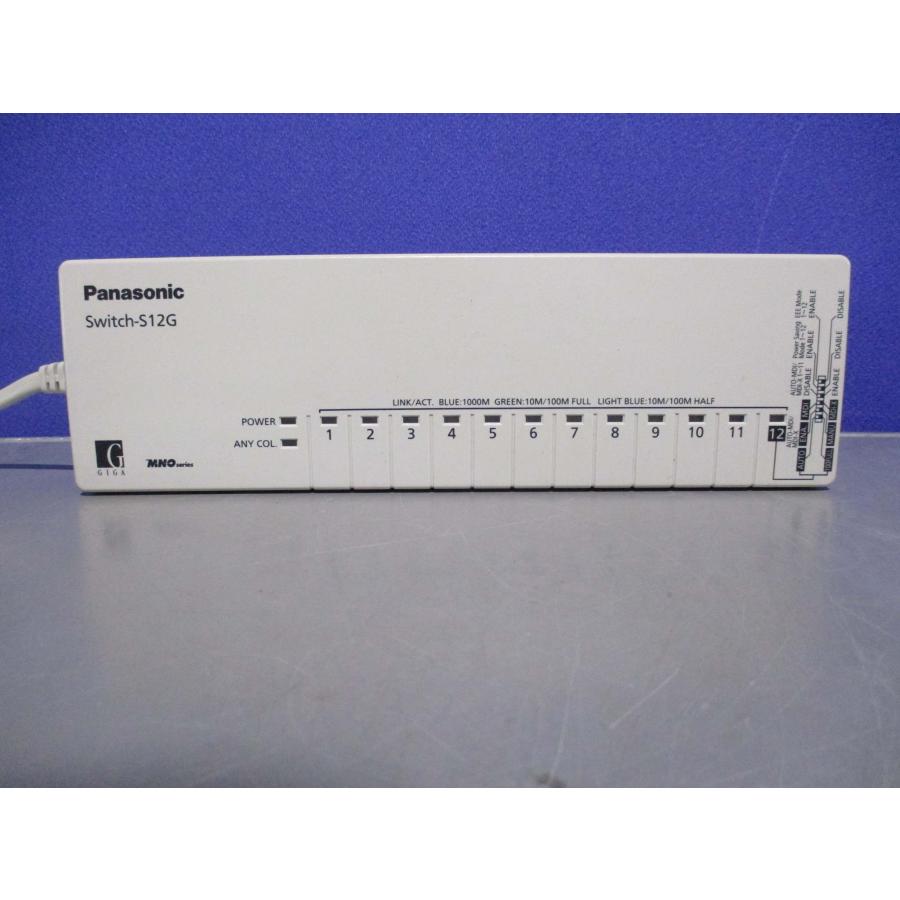 中古 Panasonic/パナソニック HUB Switch-S12G/PN24120K 全ポートギガ レイヤ2 ノンインテリジェント ...