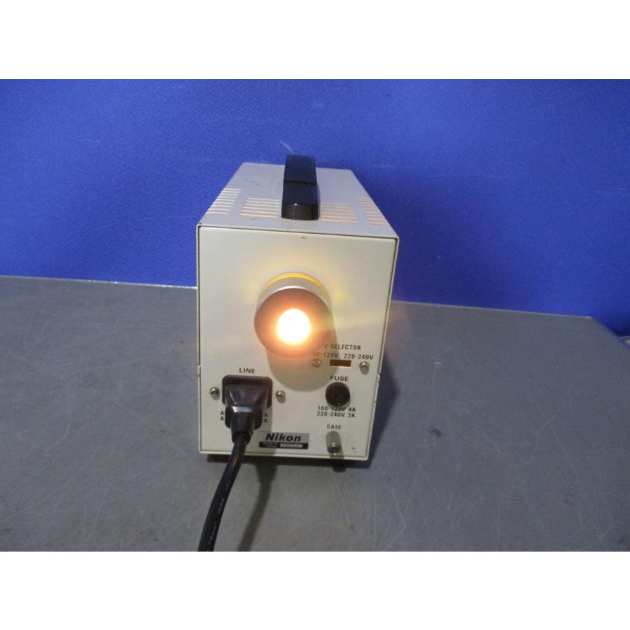 中古 NIKON FIBER OPTIC LIGHT SOURCE FLS-100 ＜通電OK> (JBPR51208B031 ...