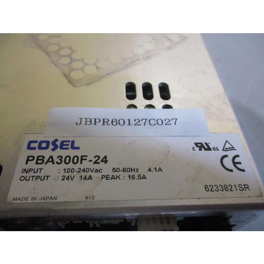 中古 COSEL PBA300F-24 スイッチング電源 AC 100-240VAC 4.1A DC 24V 14A ...