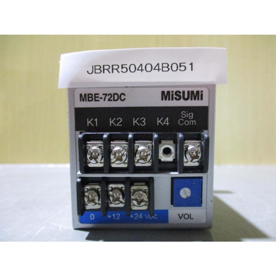 中古 Misumi MBE-72DC MBE72DC(JBRR50404B051) : growdetrading Yahoo!ショップ - 通販 - Yahoo!ショッピング