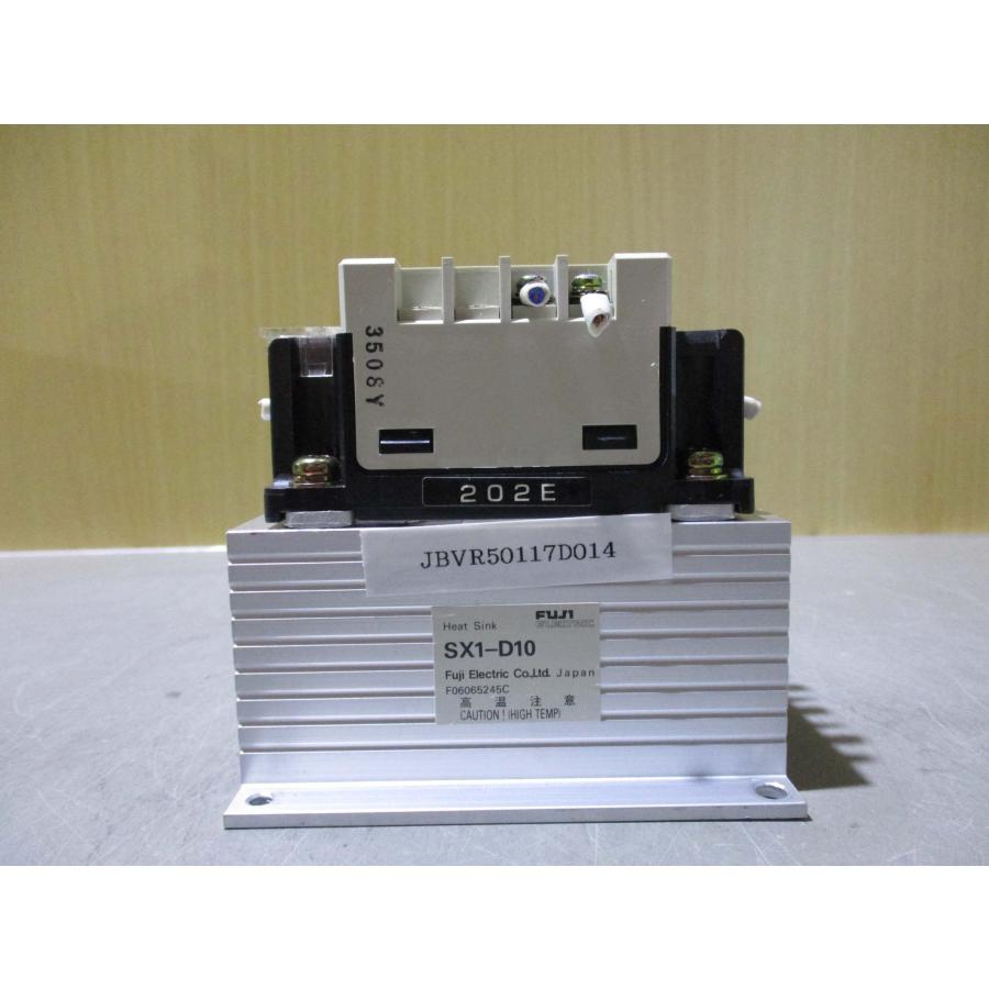 中古FUJI SS202E-3Z-D3 SOLID STATE CONTACTOR 240V 40A SX1-D10 HEAT SINK(JBVR50117D014 ...