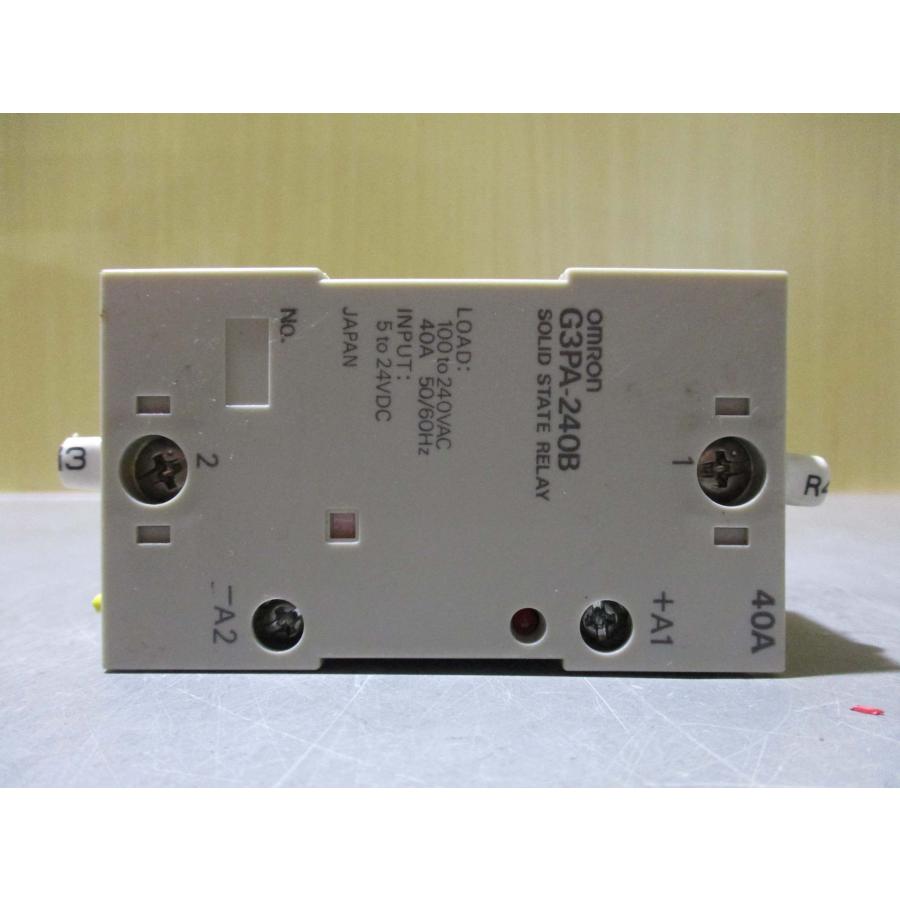 中古OMRON G3PA-240B パワー・ソリッドステート・リレー 100-240VAC 40A 3個(JBVR50117D020 ...