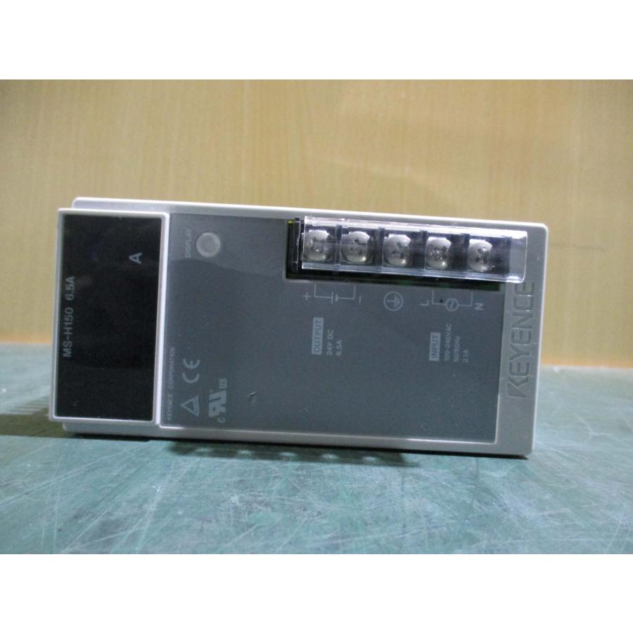 中古 KEYENCE MS-H150 出力電流6.5A 50W モニタ内蔵超小型スイッチング電源(JBZR50324B039 ...