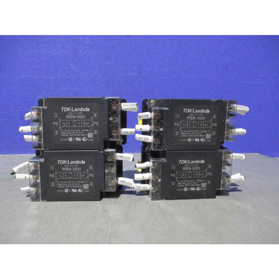 中古 TDK LAMBDA EMO FILTER RSEN-2020 4個 (JBZR60521B081) : growdetrading Yahoo!ショップ - 通販 - Yahoo!ショッピング