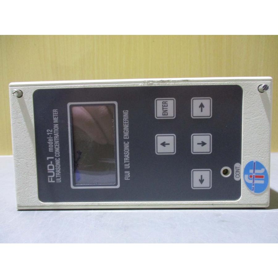 中古 FUJI ULTRASONIC CONCENTRATION METER MODEL-12 FUD-1 超音波濃度計 ...