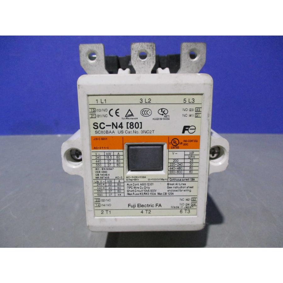 中古 FUJI SC-N4[80] 標準形電磁接触器 (JCER61106C088) : growdetrading Yahoo!ショップ - 通販 - Yahoo!ショッピング