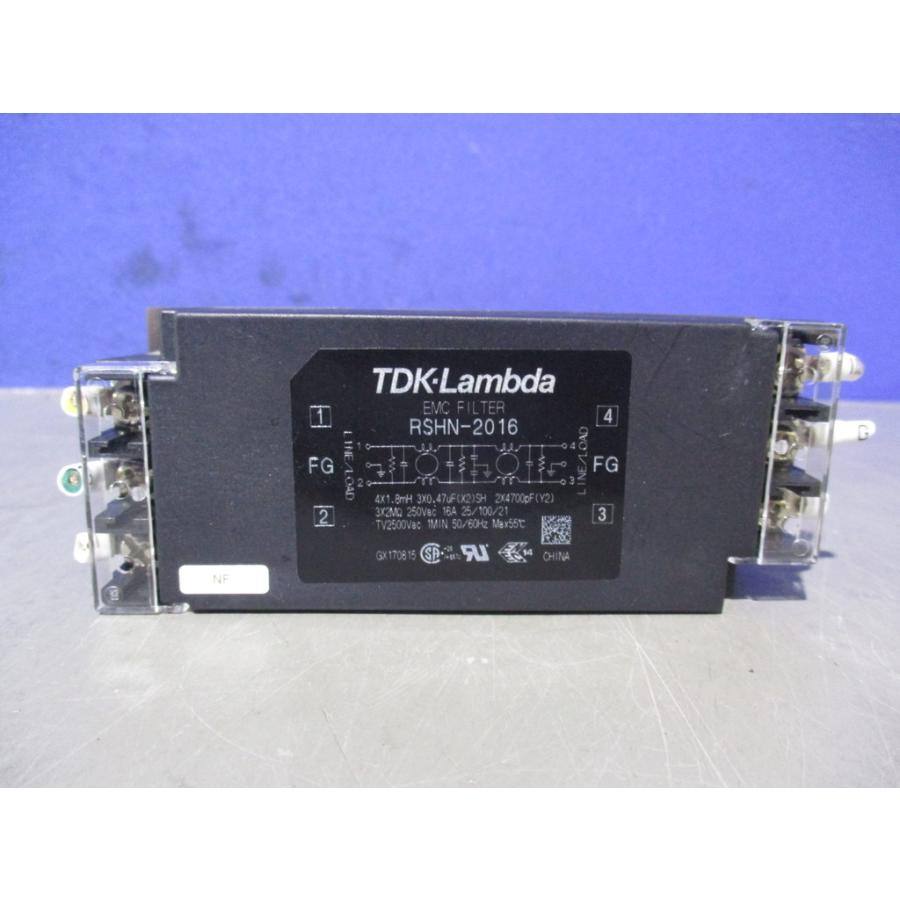 中古 TDK LAMBDA RSHN-2016 10A ノイズフィルター 2個セット (JCER70819E028 ...