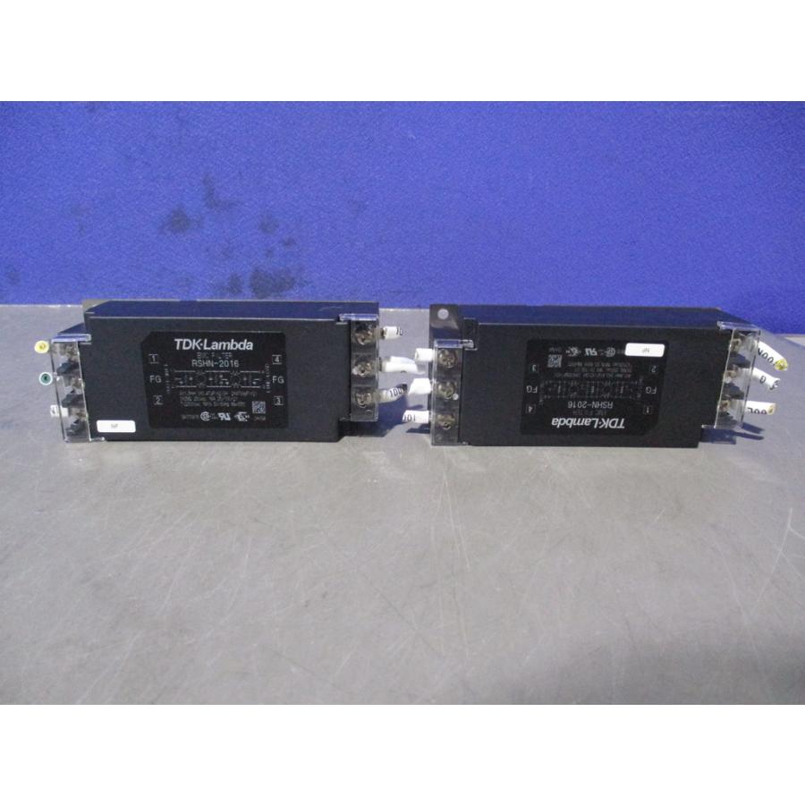 中古 TDK LAMBDA RSHN-2016 10A ノイズフィルター 2個セット (JCER70819E037 ...