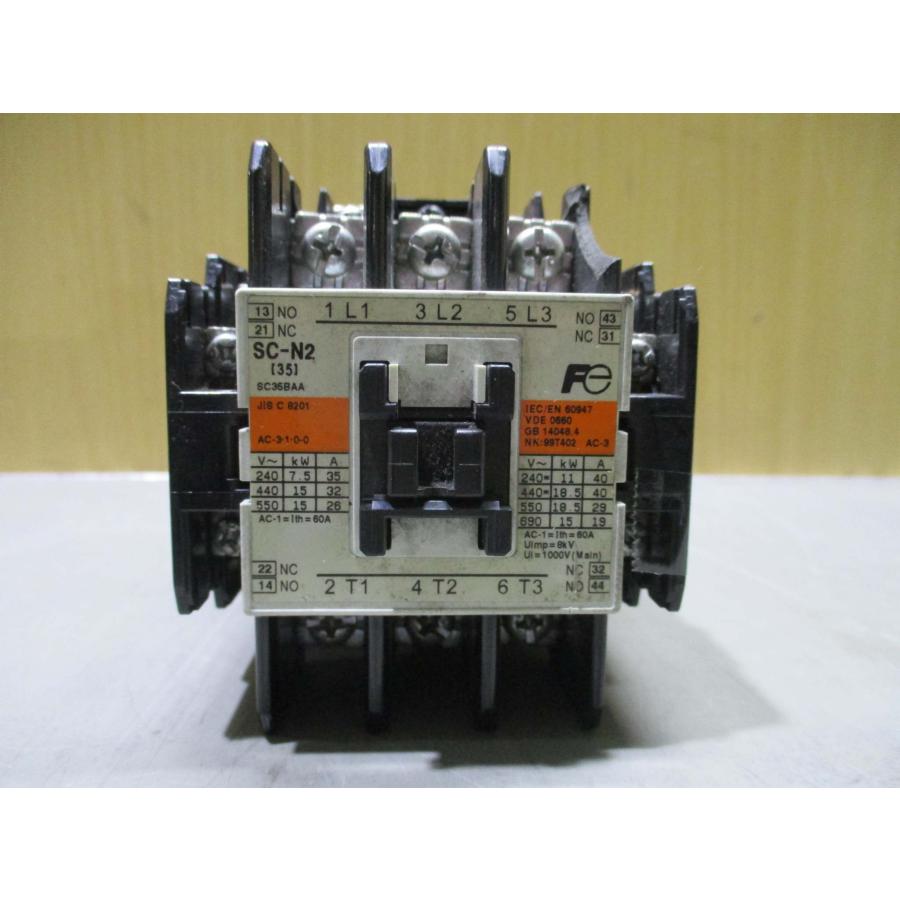 中古 FUJI SC-N2 SC35BAA 標準型電磁接触器 マグネットスイッチ AC200-220V (JCJR61119E030 ...