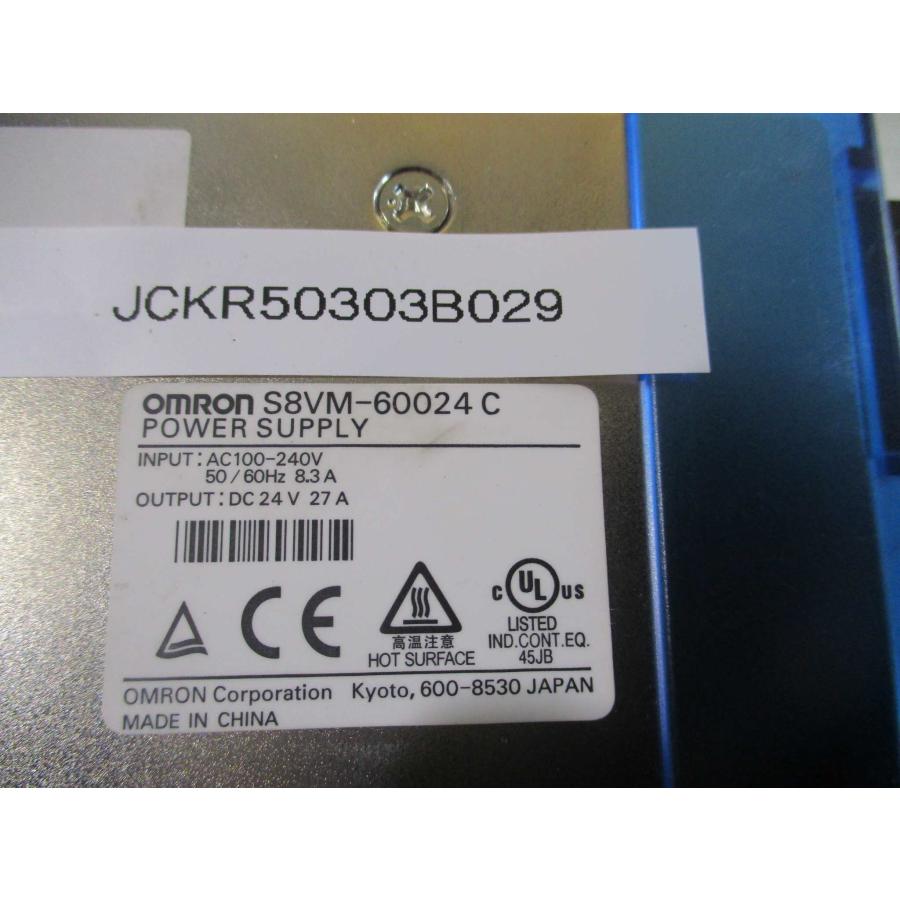 中古 OMRON POWER SUPPLY S8VM-60024C AC100-240V DC 24V 27A(JCKR50303B029 ...