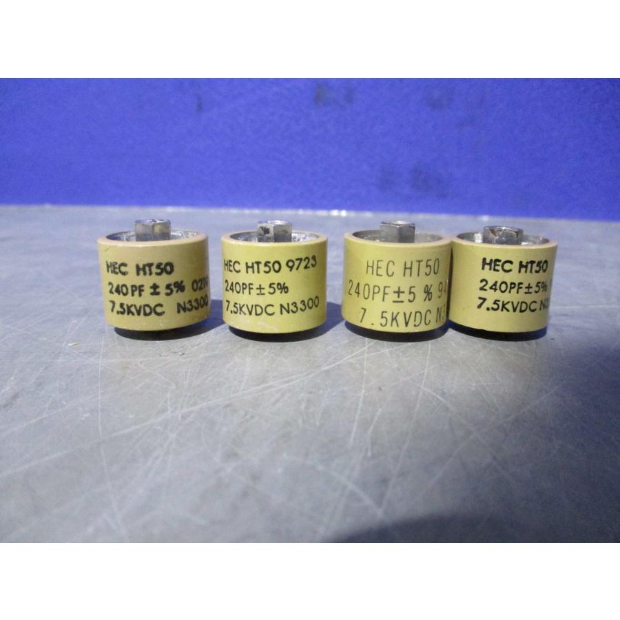 中古 HEC HT50 240PF±5% 7.5KVDC N3300 4個 (JCKR60401D039) : growdetrading ...