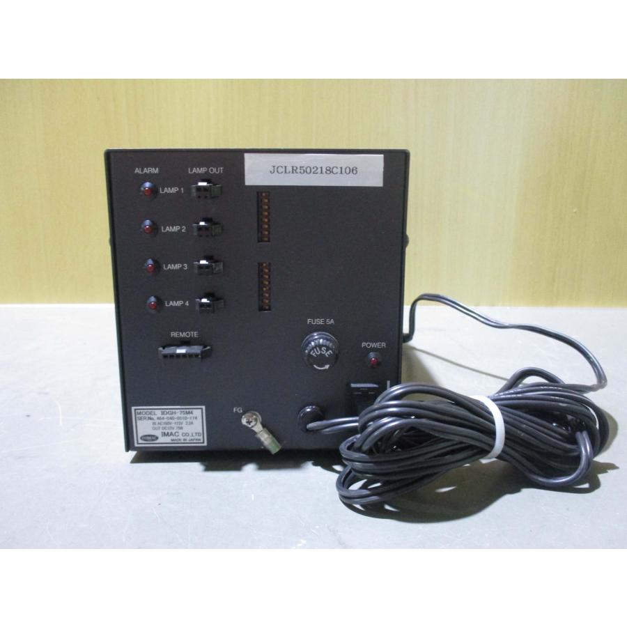 中古 IMAC 12V 75W 100V power supply IDGH-75M4(JCLR50218C106 ...