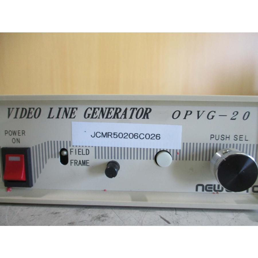中古 NEWOPTO VIDEO LINE GENERATOR OPVG-20 ライン発生装置(JCMR50206C026 ...