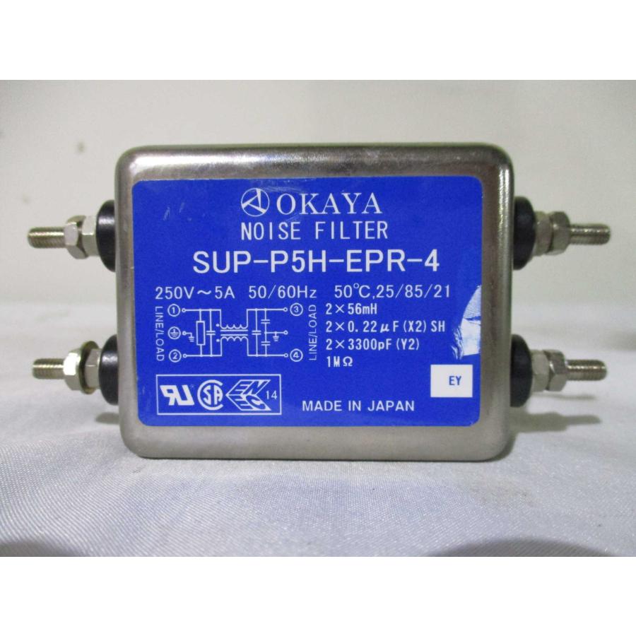 中古OKAYA SUP-P5H-EPR-4 ノイズフィルタ(JCQR41207C259) : growdetrading Yahoo!ショップ - 通販 - Yahoo!ショッピング
