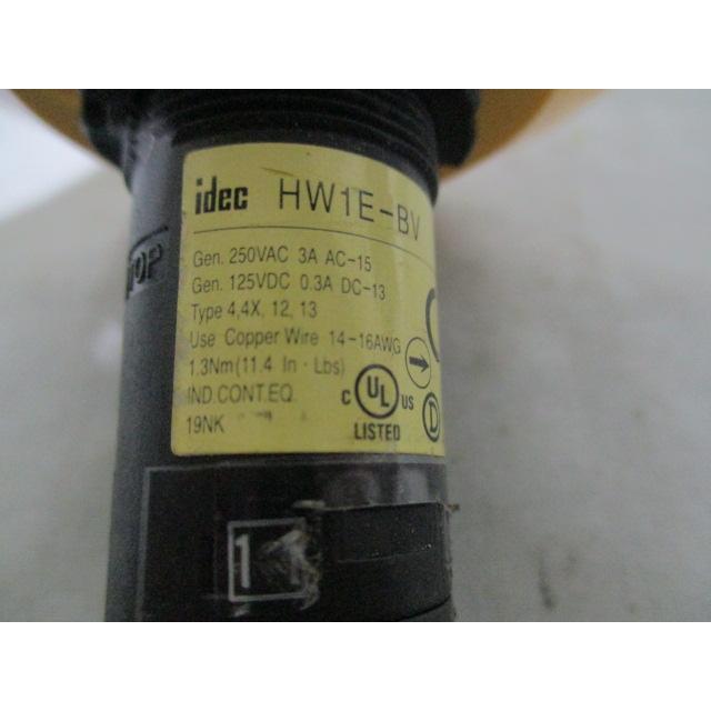 中古 IDEC HW1E-BV PUSH BUTTON, EMERGENCY STOP, TWIST-RELEASE 送料別 ...
