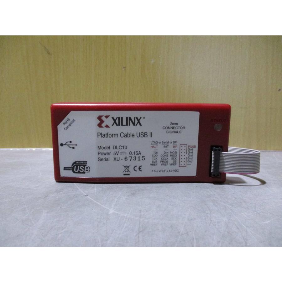 中古 XILINX PLATFORM CABLE USB II DLC10 プラットフォーム ケーブル (JCRR51127C246 ...