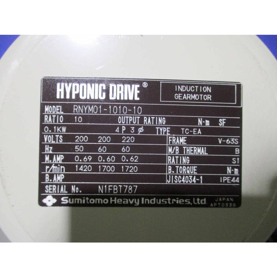 中古住友重機械工業 RNYM01-1010-10 ハイポニック減速機(KARR60516C026) : growdetrading Yahoo ...