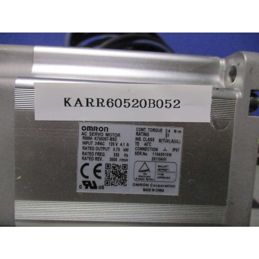 中古 OMRON R88M-K75030T-BS2 0.75KW (KARR60520B052) : karr60520b052 : growdetrading Yahoo!ショップ - 通販 ...