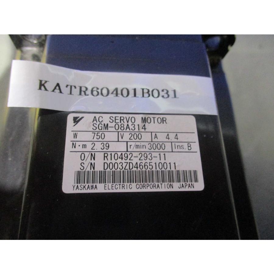 中古 YASKAWA SGM-08A314 ACサーボモーター 750W (KATR60401B031) : growdetrading Yahoo!ショップ - 通販 - Yahoo!ショッピング