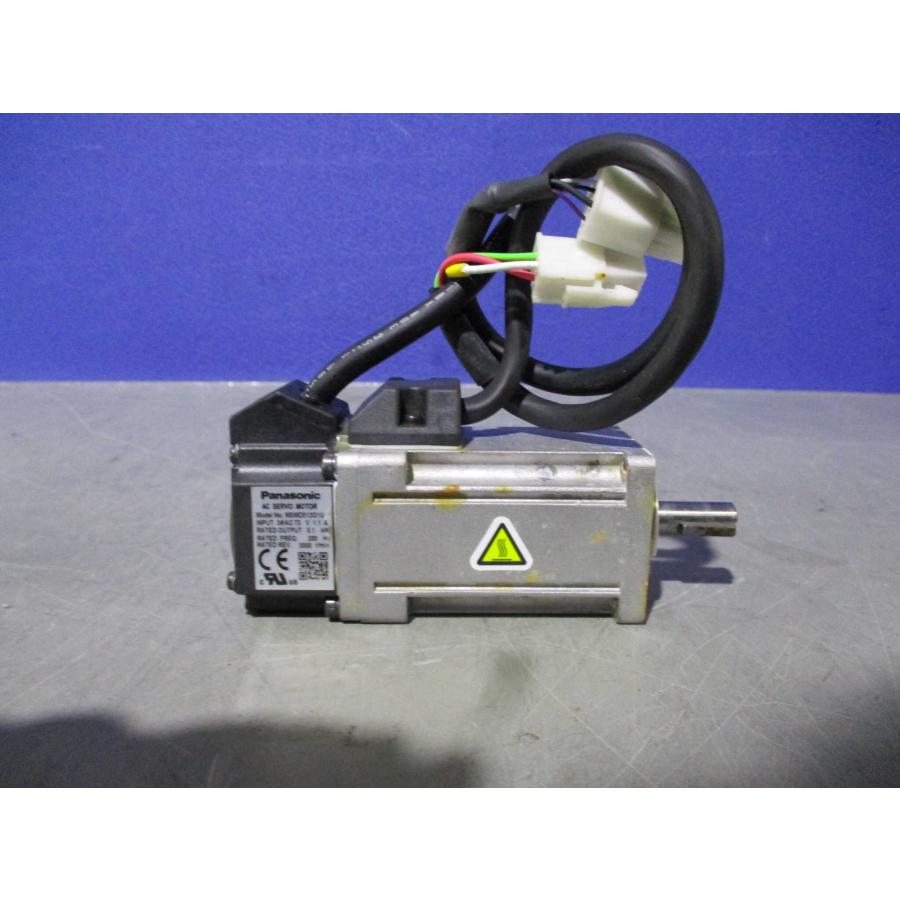 中古 PANASONIC AC SERVO MOTOR MSMD012G1U 0.1KW (KAUR60322D025 ...